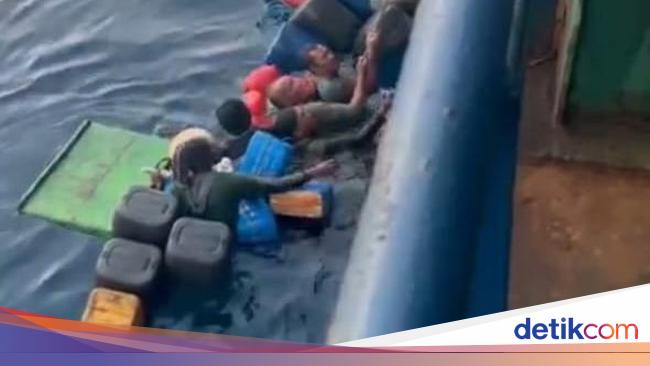 6 Nelayan Lamongan Sempat Terombang-ambing di Laut Lepas gegara Kapal Bocor