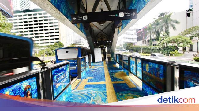 Potret 3 Halte TransJakarta yang Disulap Bak Galeri Seni Potret 3 Halte TransJakarta yang Disulap Bak Galeri Seni