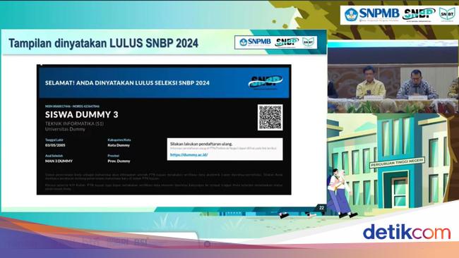 Begini Tampilan Pengumuman SNBP 2024 buat Siswa yang Lolos dan Tidak