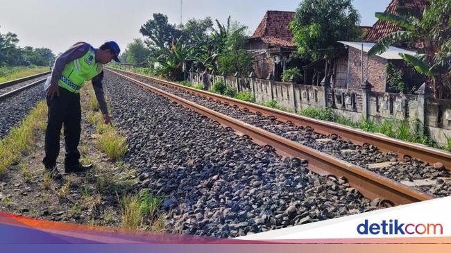 Pemotor Tewas Tertabrak KA Barang di Karangawen Demak