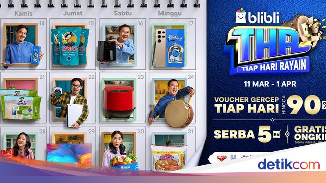 Blibli Gelar Promo THR Ramadan, Diskon 90% Hingga Cashback Rp 500 Ribu