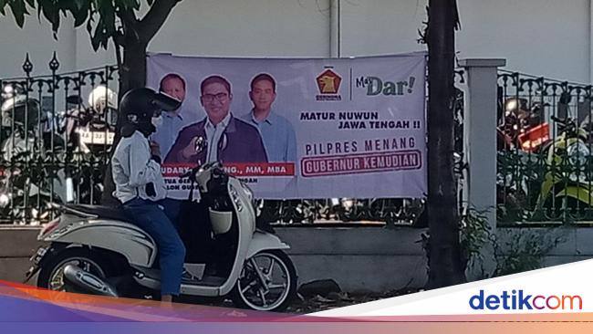 Spanduk Ketua Gerindra Jateng Nyagub Juga Muncul di Klaten