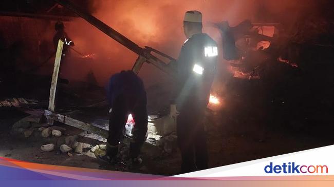 Rumah Panggung di Bone Terbakar Saat Pemilik Tertidur, 1 Orang Terluka