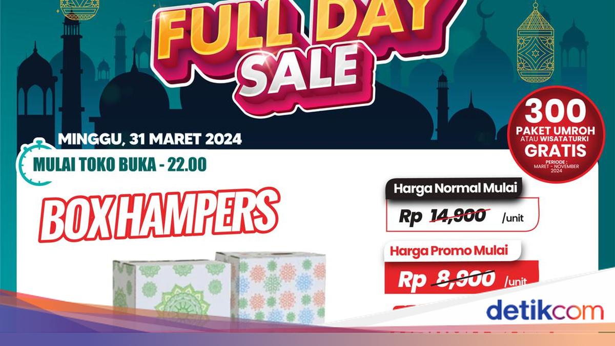 Cari Box Hampers buat Bingkisan Lebaran? Ke Transmart Full Day Sale Aja