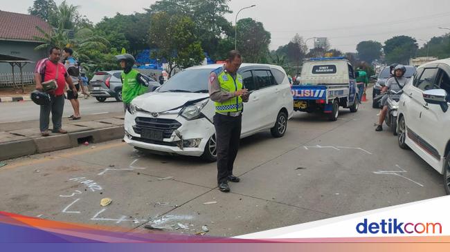 Kronologi Kecelakaan Beruntun di Transyogi gegara Truk Batu Tak Kuat Nanjak
