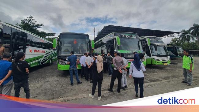 Ramp Check di Garasi-Terminal, Dishub Gunungkidul Temukan 2 Bus Tak Layak
