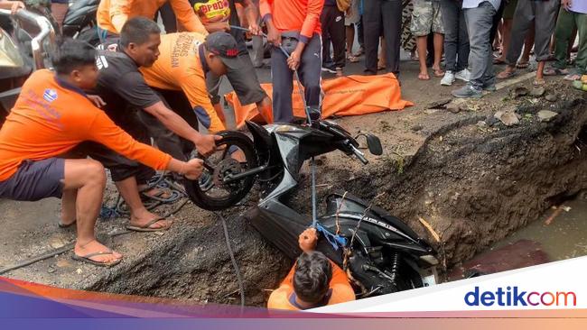 Pemotor Tewas gegara Terjatuh di Proyek Gorong-gorong Gianyar