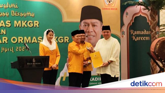 MKGR Deklarasi Dukung Airlangga Hartarto Jadi Ketum Golkar 2024-2029