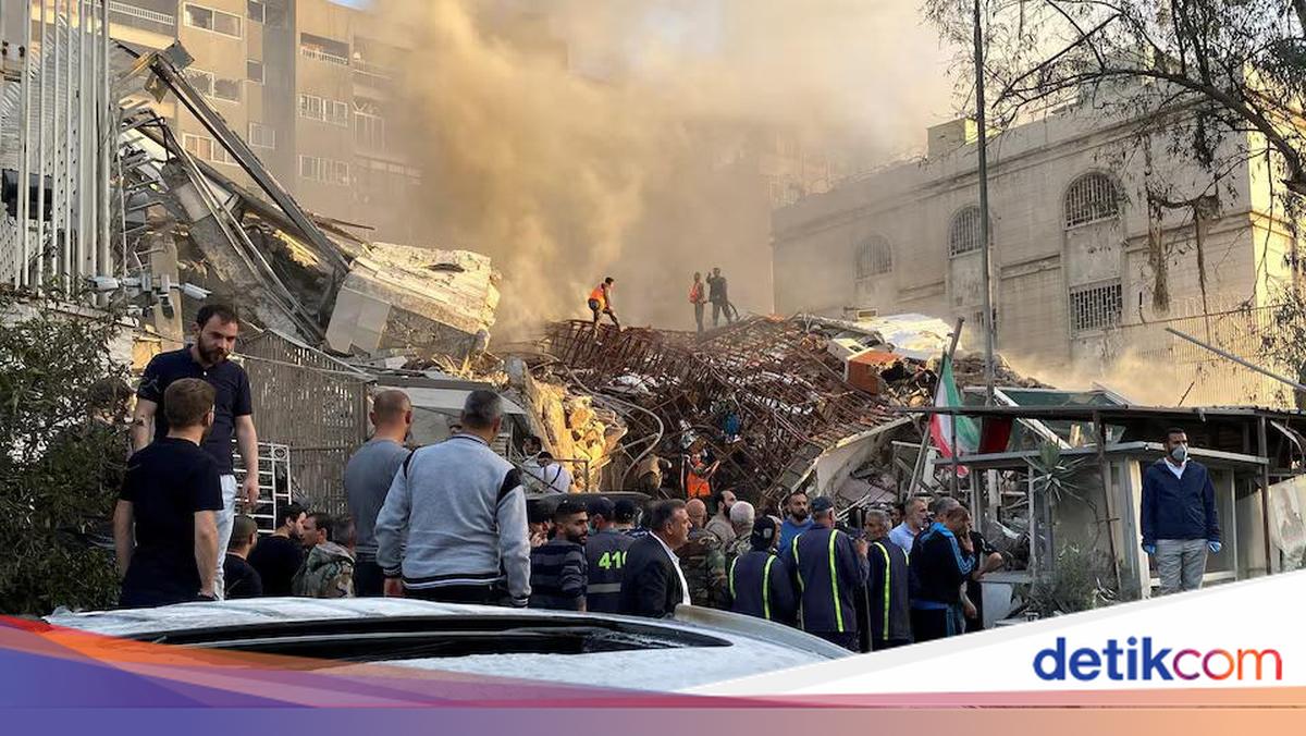 Rudal Israel Hantam Konsulat Iran di Suriah, Korban Tewas Jadi 11 Orang