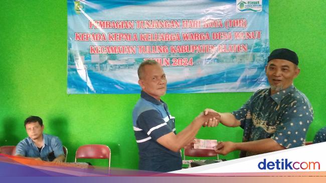 Tahun Depan, Warga Desa Wunut Klaten Direncanakan Dapat THR Rp 1 Juta