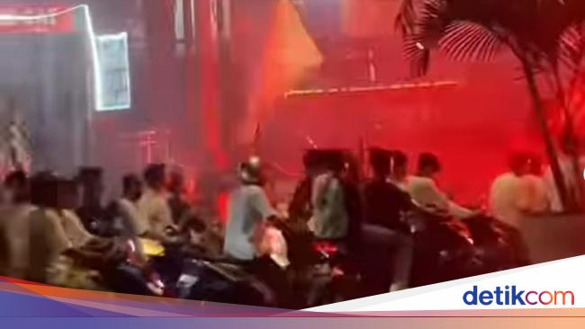 Viral Konvoi Remaja Bawa Bendera dan Nyalakan Petasan Ganggu Jalan di Ciledug