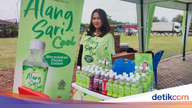 Booth Alang Sari Cool Hadir di Rest Area Km 379A
