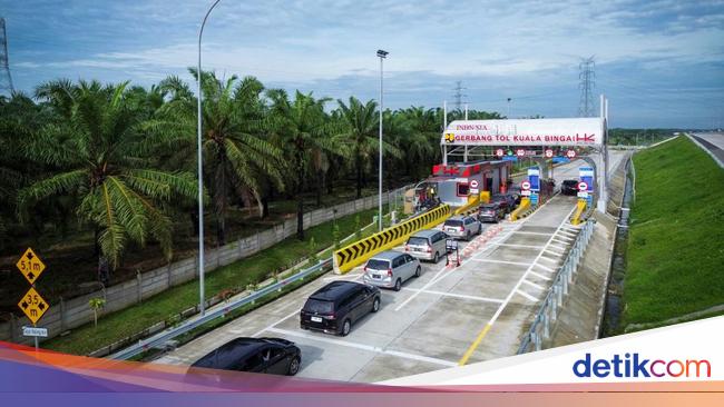 Kendaraan Lewat Jalan Tol Trans Sumatera Saat Mudik Meningkat 50%