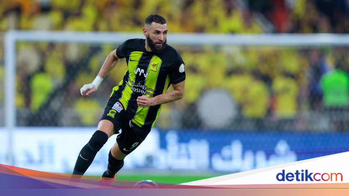 Gol Karim Benzema Bawa Al Ittihad Menang Lawan Nasaf