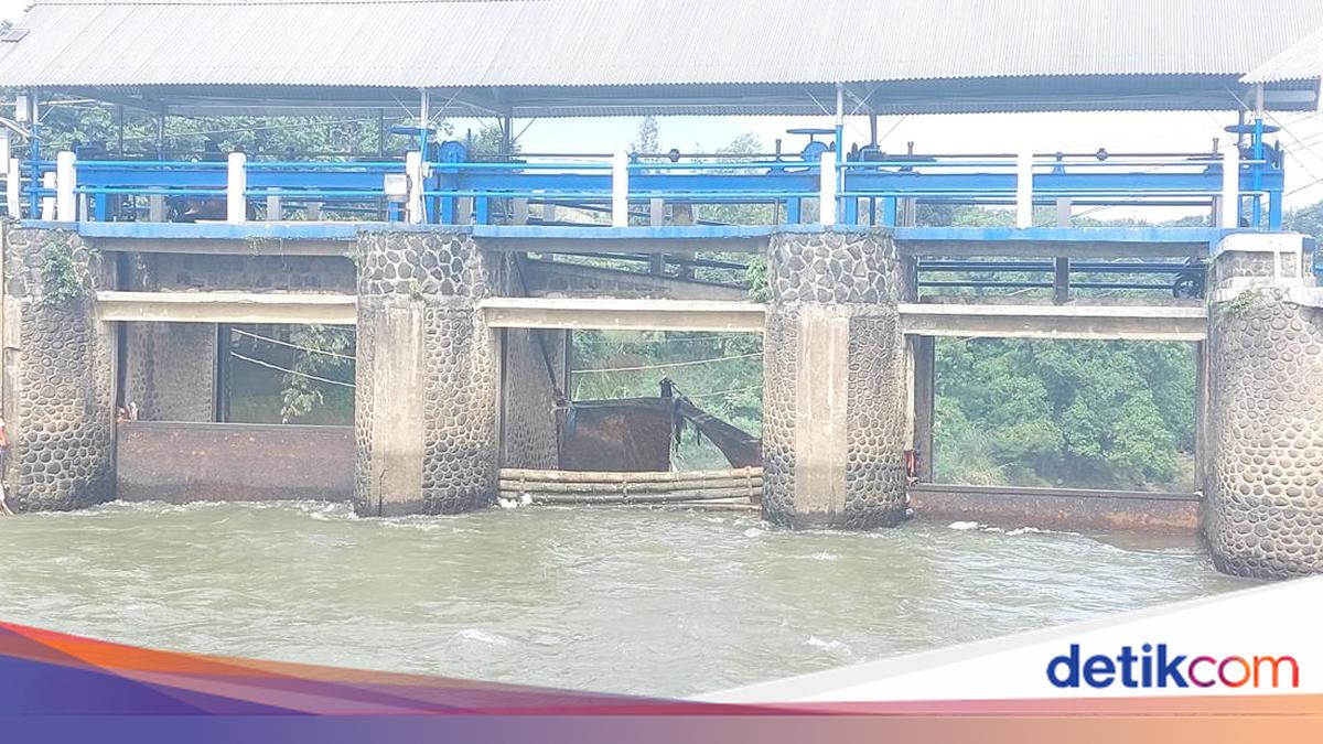 Penampakan Pintu Penguras Bendung Katulampa Bogor Usai Diperbaiki Pakai ...