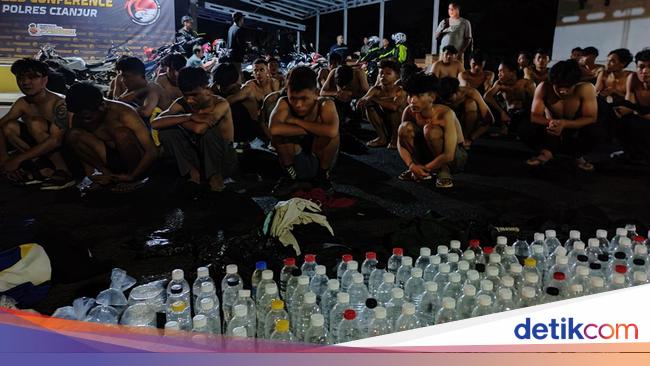 Pesta Miras Oplosan di Malam Takbiran, 57 Pemuda Cianjur Diamankan Polisi