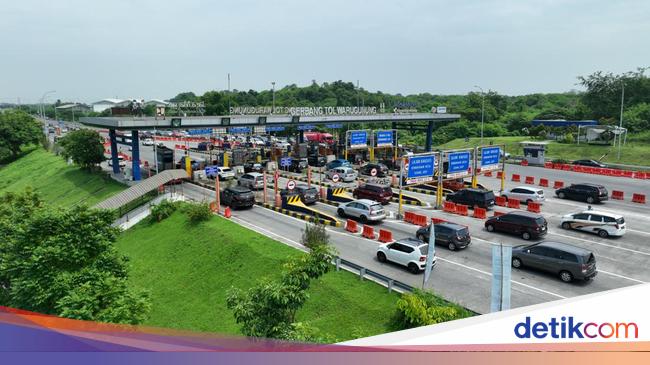 H+3 Lebaran Kendaraan Masuk Surabaya dari GT Waru Gunung Diprediksi Naik