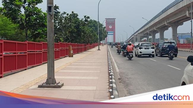 Potret Lalu Lintas Palembang Tanpa Macet di Hari Kedua Lebaran