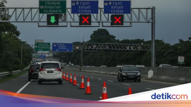 Urai Macet Arus Balik, Contraflow Tol Japek Dibuat 2 Lajur