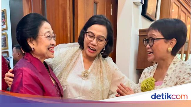 Senior PDIP Ungkap Kedekatan Megawati-Sri Mulyani-Retno Senior PDIP Ungkap Kedekatan Megawati-Sri Mulyani-Retno