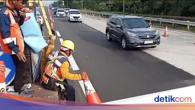 Contraflow Tol Japek Arah Jakarta Km 70-47 Dihentikan