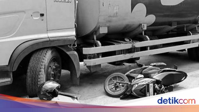 Kecelakaan Truk dan Motor di Boom Baru Palembang, Satu Orang Tewas