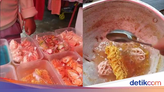 Jualan Seblak dan Dessert Seribuan Bocah Ini Viral di TikTok
