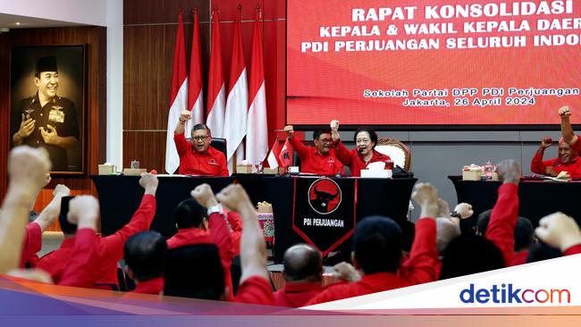 Megawati Pimpin Rapat Konsolidasi Jelang Pilkada 2024
