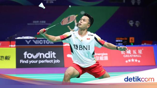 Final Thomas Cup 2024: Ginting Kalah, Indonesia Tertinggal 0-1 dari China