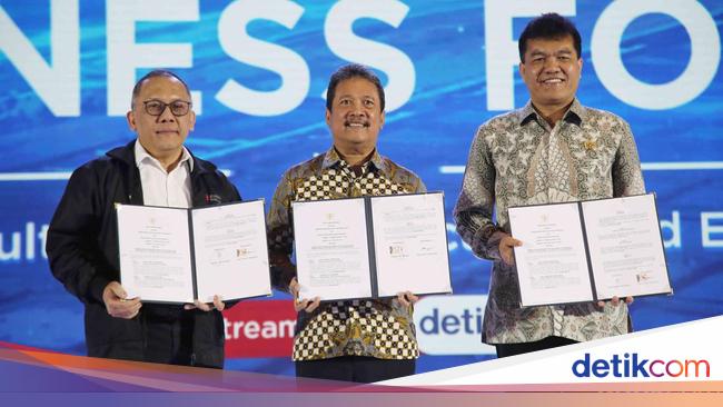 Dorong Sistem Perikanan RI, KKP Teken MoU dengan BRIN dan Barantin Dorong Sistem Perikanan RI, KKP Teken MoU dengan BRIN dan Barantin