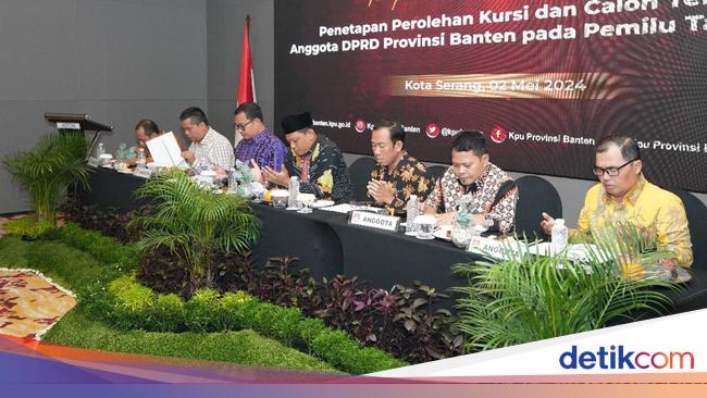 KPU Banten Tetapkan 100 Anggota DPRD Terpilih, Ini Daftarnya