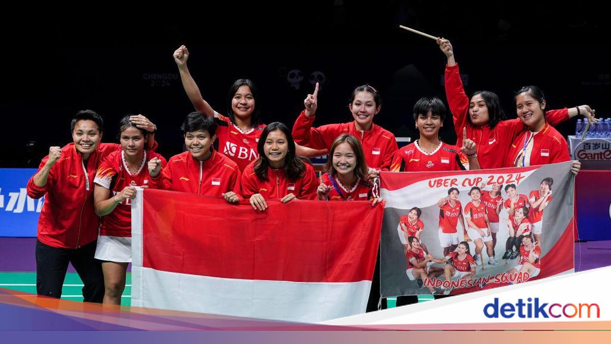 Indonesia Runner-up Uber Cup 2024, Netizen: Bangga Banget!