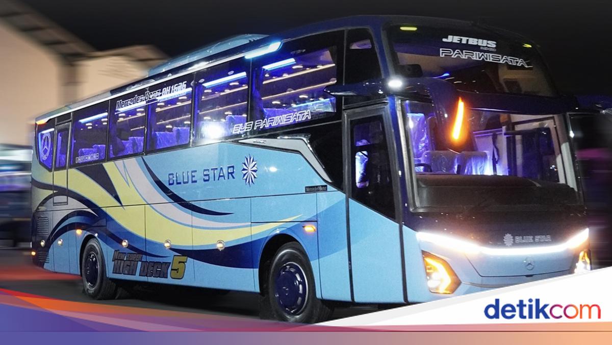 Blue Star Rilis Bus Baru: Bodi Jetbus 5 MHD, Sasis Mercedes-Benz