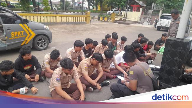 Polisi Amankan Puluhan Pelajar SMA Terlibat Tawuran di Kota Bogor