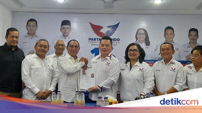 Edy Rahmayadi Daftar Bacalon Gubsu ke Perindo