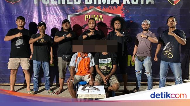 Polisi Tangkap 2 Pemilik Senpi Rakitan Bikin Resah Warga di Bima