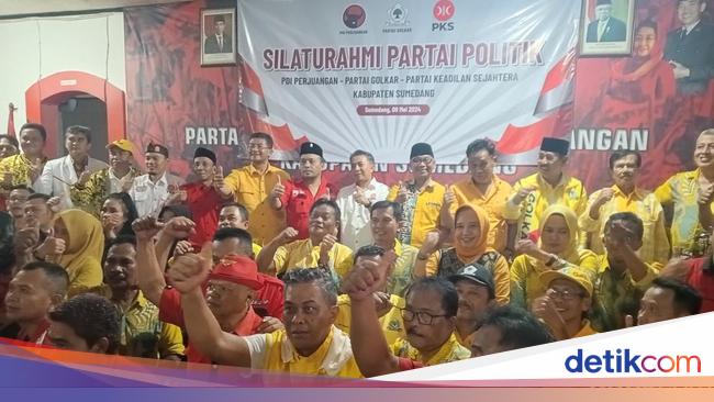 PKS, Golkar dan PDIP Bangun Koalisi Jelang Pilkada Sumedang 2024