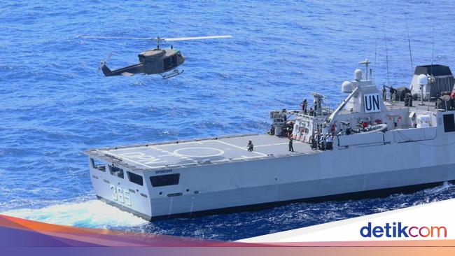 Potret KRI Diponegoro-365 Latihan Bersama LAF-Air Force