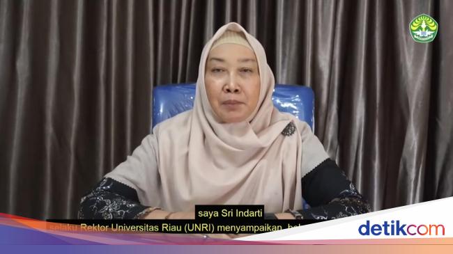 Pengakuan Rektor Unri, Tak Niat Polisikan Mahasiswa-Proses Hukum Tak Dilanjut