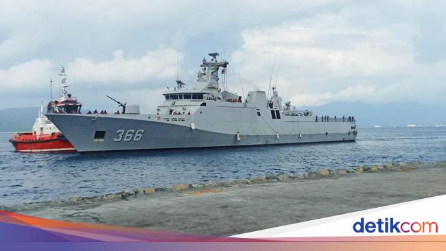 2 Kapal Perang Bersiaga di Perairan Banyuwangi-Bali Jelang Perhelatan WWF