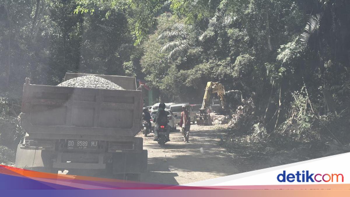 Ada Pembongkaran Batu, Poros Maros-Bone di Camba Buka Tutup Hari Ini