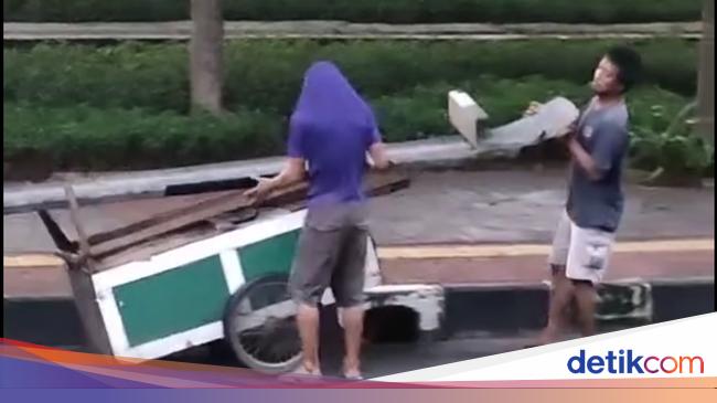 Polisi Apresiasi Pasutri Viralkan-Lapor Maling Besi Palang Portal di Koja