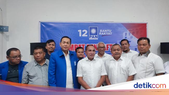 Edy Rahmayadi Daftar Bacalon Gubsu ke PAN Sumut