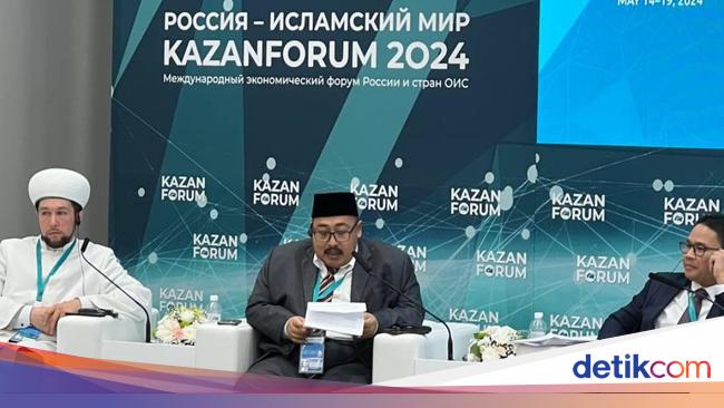 Gus Fahrur Bicara Peran MUI dalam Sertifikasi Halal di Kazan Forum 2024