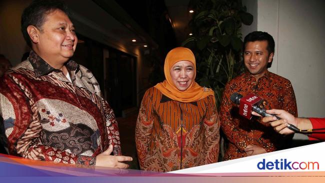 Khofifah-Emil Dardak Bertemu Airlangga Bahas Pilgub Jatim 2024 Khofifah-Emil Dardak Bertemu Airlangga Bahas Pilgub Jatim 2024