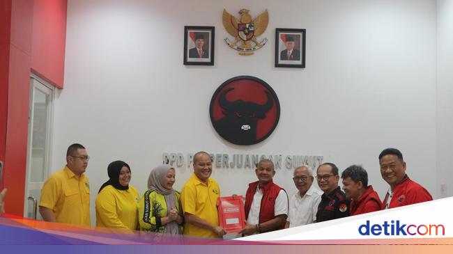 Ijeck Ambil Formulir Bacalon Gubsu ke PDIP Sumut