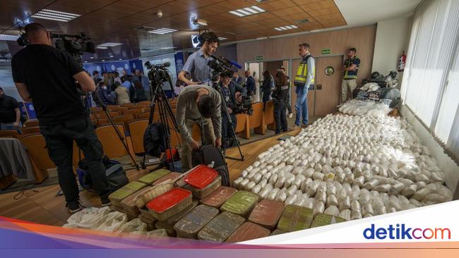 Penampakan 1,8 Ton Sabu-sabu yang Disita dari Kartel Narkoba Meksiko