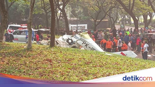 Pesawat Latih Cessna yang Jatuh di BSD Tangsel Milik Indonesia Flying Club