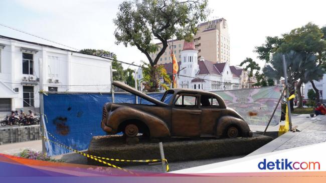 Replika Mobil AWS Mallaby Bakal Hiasi Taman Sejarah Surabaya