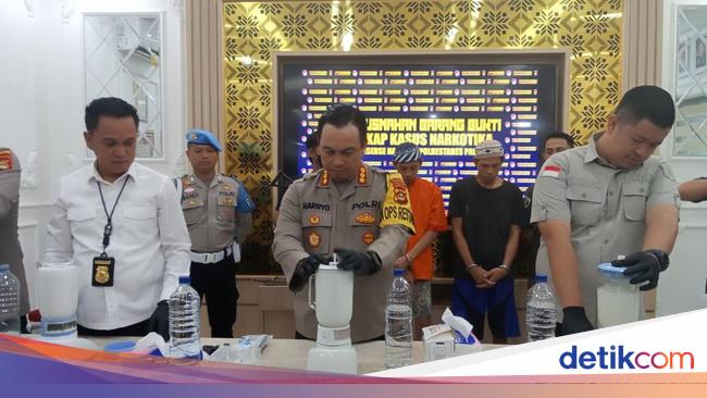 13 Kilogram Sabu Dimusnahkan Polrestabes Palembang, 2 Tersangka Diamankan